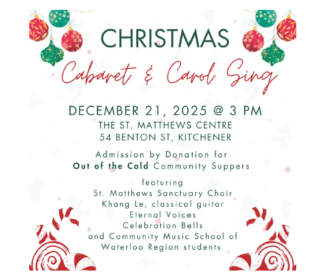 Christmas Cabaret and Carol Sing - St. Matthews Lutheran Church